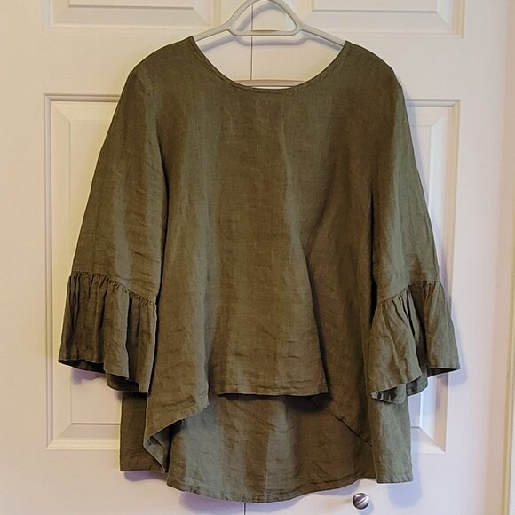 bryn Walker | Tops | Worn Once Bryn Walker 0 Linen Fran Highlow Top ...